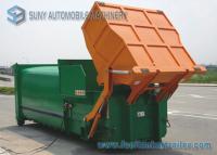 China 12m3 Tipping Bucket Mobile Refuse Compactor Station With 6x4 Hook Lift Garbage Truck for sale