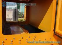 China Horizontal Compression 6x4 Hook Lift Garbage Trucks With Hanging Barrel for sale