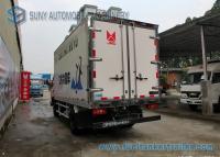 China Euro 4 3000KG JMC Refrigerated Box Truck refrigerator freezer cargo van for sale