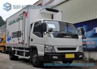 China Euro 4 3000KG JMC Refrigerated Box Truck refrigerator freezer cargo van for sale
