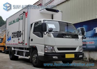 China Euro 4 3000KG JMC Refrigerated Box Truck refrigerator freezer cargo van for sale