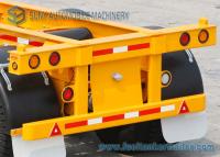 China 20ft 25 Ton Flatbed Semi Trailer Skeleton Semi Trailer With Mechanical Suspension for sale