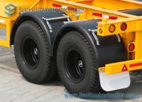 China 20ft 25 Ton Flatbed Semi Trailer Skeleton Semi Trailer With Mechanical Suspension for sale