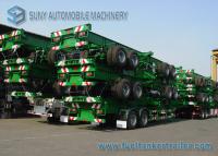 China Skeleton 30 Ton Two Axle Flatbed Semi Trailer 40 Foot Flatbed Trailer for sale