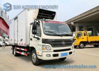 China Foton 6 Wheelers Refrigerated Trailer Aumark 3 Ton Freezer Truck for sale