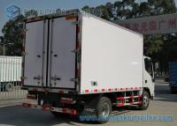 China JAC 4 X2 Small Refrigerator Van Truck White 5 Ton Ice Cream Truck for sale