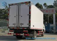 China JAC 4 X2 Small Refrigerator Van Truck White 5 Ton Ice Cream Truck for sale