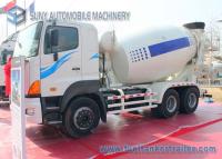 China 9 Cubic Meters Concrete Mixer Truck 350Hp HINO 700 LHD Foldable Chute for sale
