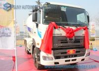 China 9 Cubic Meters Concrete Mixer Truck 350Hp HINO 700 LHD Foldable Chute for sale