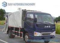 China JAC Chassis 1 Ton Small Garbage Trucks Automatic Simple 120hp for sale