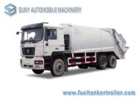 China 3 Axle Compression Garbage Trucks 10000kg Load Diesel SHACMAN 20M3 6X4 for sale