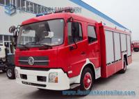 China DONGFENG 2 Axles Foam Fire Fighting Trucks 140hp 4X2 6000L for sale