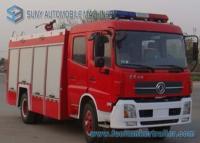 China DONGFENG 2 Axles Foam Fire Fighting Trucks 140hp 4X2 6000L for sale