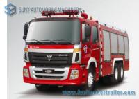 China 12000L Water Fire Fighting Vehicle 270hp Double Row Cabin FOTON 6X4 Chassis for sale