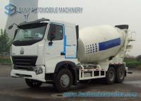 China HOWO A7 Concrete Mixer Truck 336Hp 7M3 Mixing Volume 10 Wheelers ZF Reducer for sale