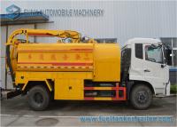 China Vacuum Suction Sewer Cleaning Truck Vacuum Tank Truck Dual Axle DONGFENG 210hp for sale