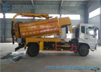 China Vacuum Suction Sewer Cleaning Truck Vacuum Tank Truck Dual Axle DONGFENG 210hp for sale