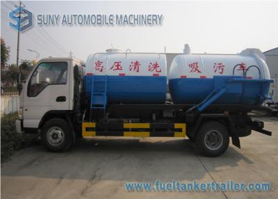 China JAC 6000 L 141hp Vacuum Tank Truck Water Cleaning Tank Truck for sale