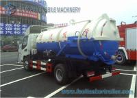 China JAC 141hp 3000 L Sewage Suction Truck  With Special Vacuum Pump for sale