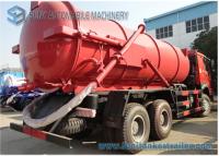 China 18000 L HOWO Sewer Flushing Truck 336hp Vacuum Suction Sewage Truck for sale