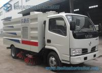 China 4x2 Dongfeng Sanitation Truck , 5000L 2000KG Street Cleaner Truck for sale