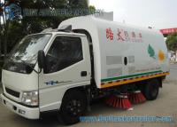 China JMC Light Duty Road Sweeper Truck 4000L 1500KG Vacuum Street Sweeper for sale