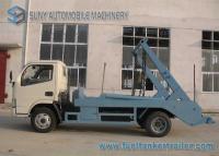 China Small Swing Arm Garbage Trucks 4x2 Two Axles Dongfeng 2 Tons for sale
