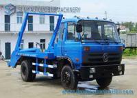 China Dongfeng 7 - 8 Tons Trash Trucks 4x2 Swing Arm Dual Axles 145 cab for sale