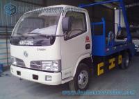 China Double Axle Waste Collection Truck Powerful Dongfeng 3 - 4 Tons 4x2 for sale