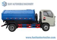 China Dongfeng 4 - 5m3 Diesel Arm Hook Garbage Trucks , 4x2 Drive Refuse Truck for sale