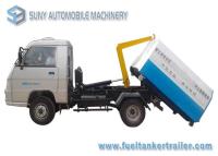 China 4x2 Drive Garbage Trucks Foton 2 - 3cbm 2 Axles With Diesel Arm Hook for sale