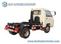 China 4x2 Drive Garbage Trucks Foton 2 - 3cbm 2 Axles With Diesel Arm Hook for sale