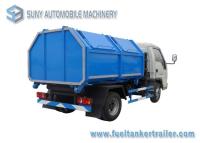 China Foton 3 - 4m3 4x2 Diesel Arm Hook Garbage Trucks 2 Axles 103hp for sale