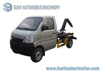 China Changan 1cbm / 2cbm 4x2 Waste Trucks 2 Axles 53HP With Diesel Arm Hook for sale