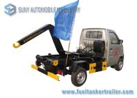 China Changan 1cbm / 2cbm 4x2 Waste Trucks 2 Axles 53HP With Diesel Arm Hook for sale