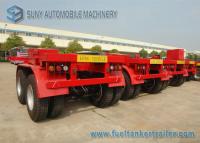 China 20 ft 2 Axles Flat Bed Skeletal Semi Trailer Steel Q345 12R22.5 Tire for sale