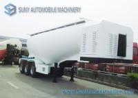 China 42m3 Capacity Three Axle Semi Tanker Trailers Q345 / AL5083 Material for sale