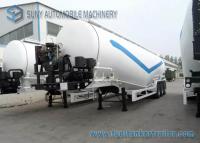 China 52 Cubic Meters Dry Bulk Tanker 15 Ton Cement Powder Trailer for sale