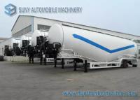 China 52 Cubic Meters Dry Bulk Tanker 15 Ton Cement Powder Trailer for sale