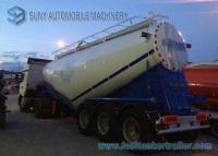 China 15 T 3 Axles Bulk Cement Tanker 54 Cbm Semi Tanker Trailers for sale