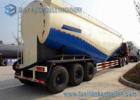 China 60 M3 Dry Bulk Tanker Trailer 3 Axis Bulk Fuel Tanker Semi Trailer for sale