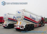 China Professional 12 Wheels Dry Bulk Tanker Trailer Tri - Axle V Shape for sale