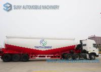 China White Durable Heavy Duty Dry Bulk Tanker Trailer High Capacity for sale