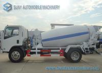 China Isuzu 4CBM Concrete Truck Mixer With Interpump Hydraulic Pump And Motor for sale