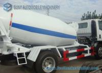 China Isuzu 4CBM Concrete Truck Mixer With Interpump Hydraulic Pump And Motor for sale