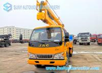 China JAC High Operation Aerial Platform Truck Left  / Right Hand Drive for sale
