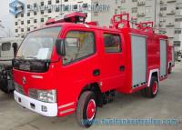 China Red Double Row Small Fire Fighting Vehicle 140 HP 4 X 2 Truck for sale