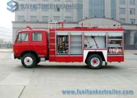 China Red Double Row Small Fire Fighting Vehicle 140 HP 4 X 2 Truck for sale