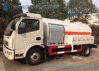 China Mini Liquid Tank Trailers With LPG Dispenser / Cooking Gas Dispense 5 Speed Truck for sale
