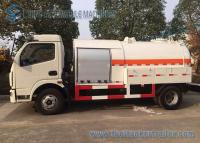 China Mini Liquid Tank Trailers With LPG Dispenser / Cooking Gas Dispense 5 Speed Truck for sale